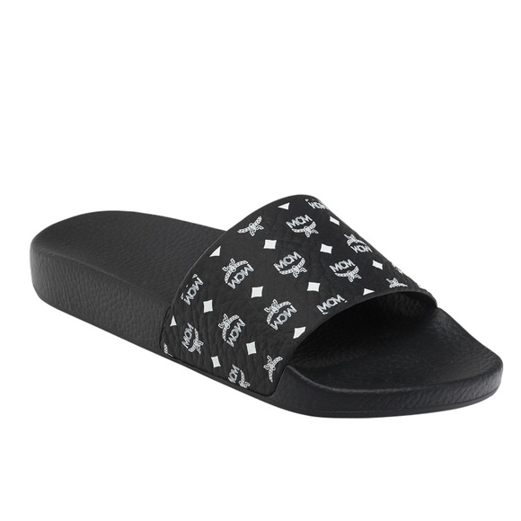 MCM | Shoes | Womens Visetos Rubber Slides | Poshmark